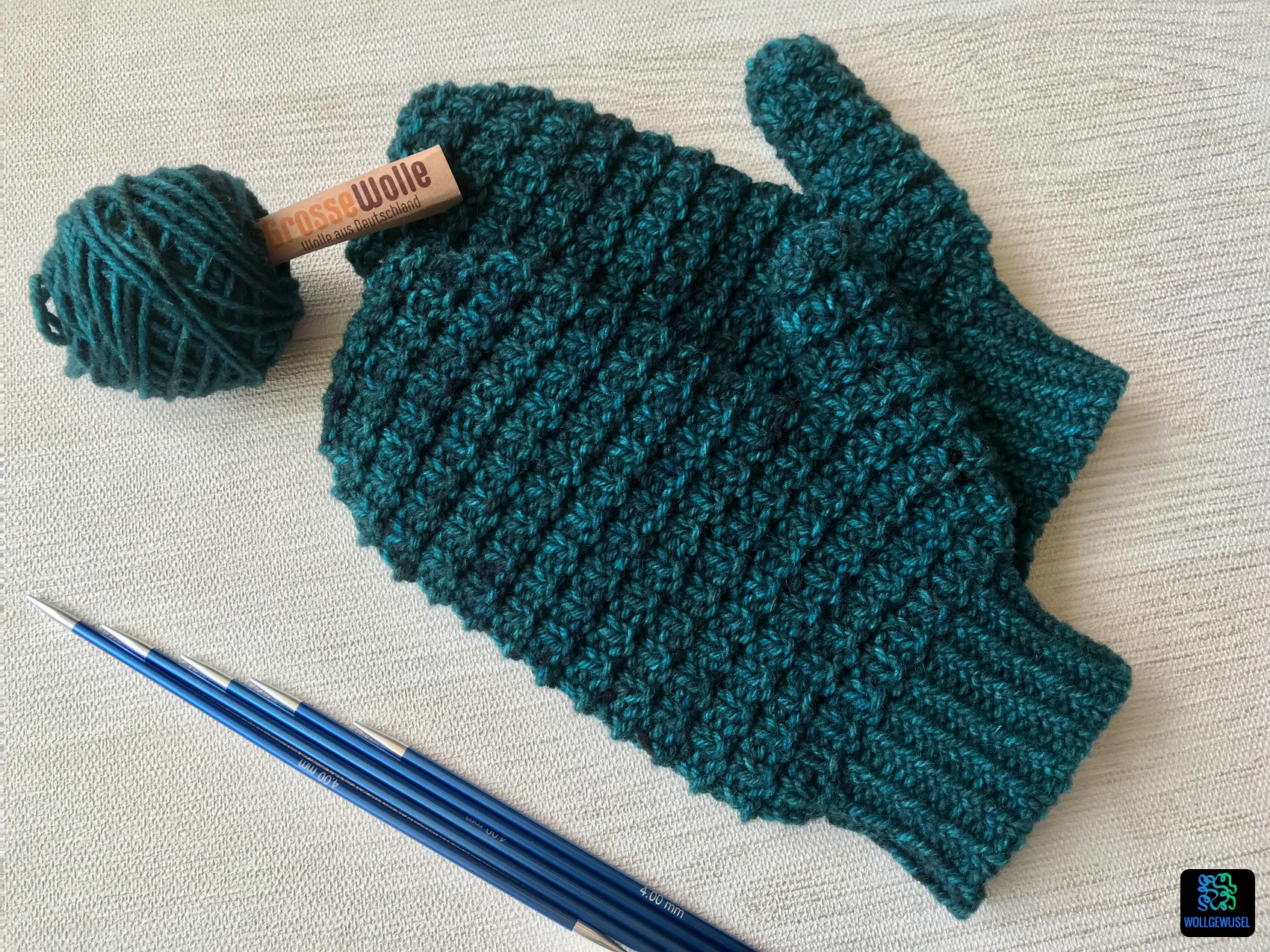 Fäustlinge für den Strickmann: „Woodstack Mittens“ von Jane Richmond ...